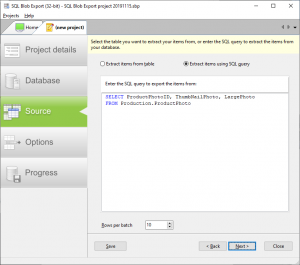 SQL blob to file | Yohz Software Development Blog