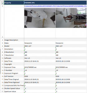 Displaying and exporting EXIF data | Yohz Software Development Blog
