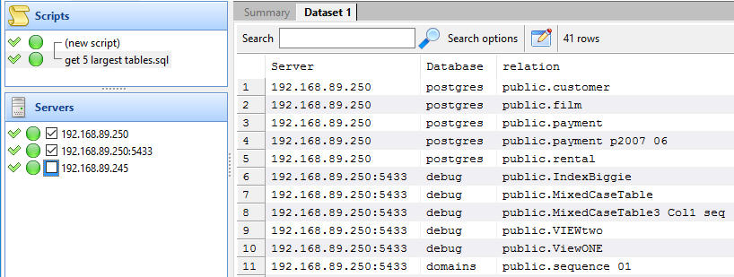 SQL Multi Select - Product Details